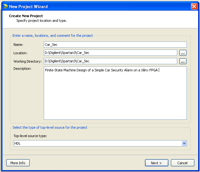 Finite-State Machine Design of a Simple Car Security Alarm on a Xilinx FPGA – Part III | RedAcacia