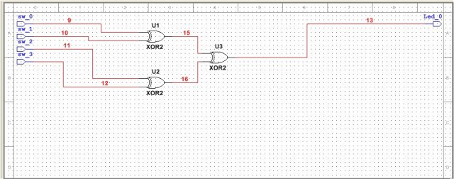 Design and Simulate a 4-Bit Parity Generator in Multisim and Implement ...